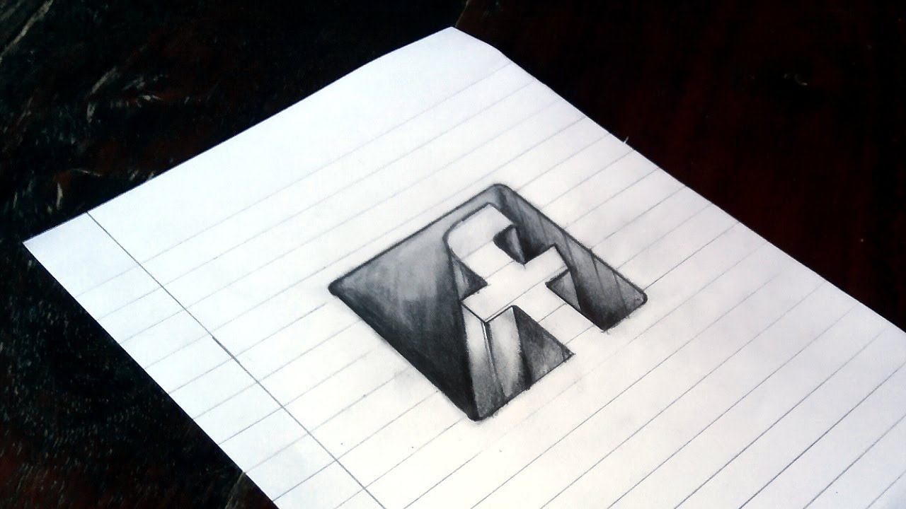 How to draw a facebook logo/fb mark/3d art/Pencil sketch/drawing for ...