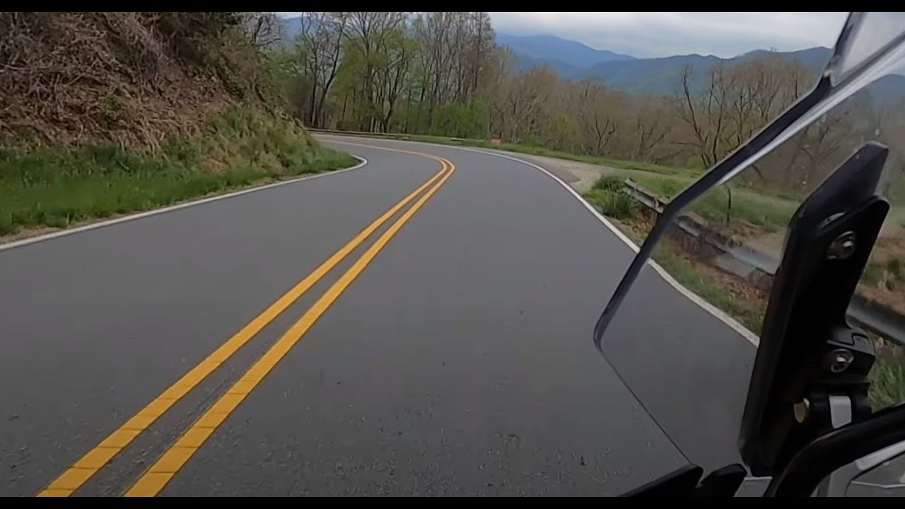 Great motorcycle roads: NC-28 - YouTube
