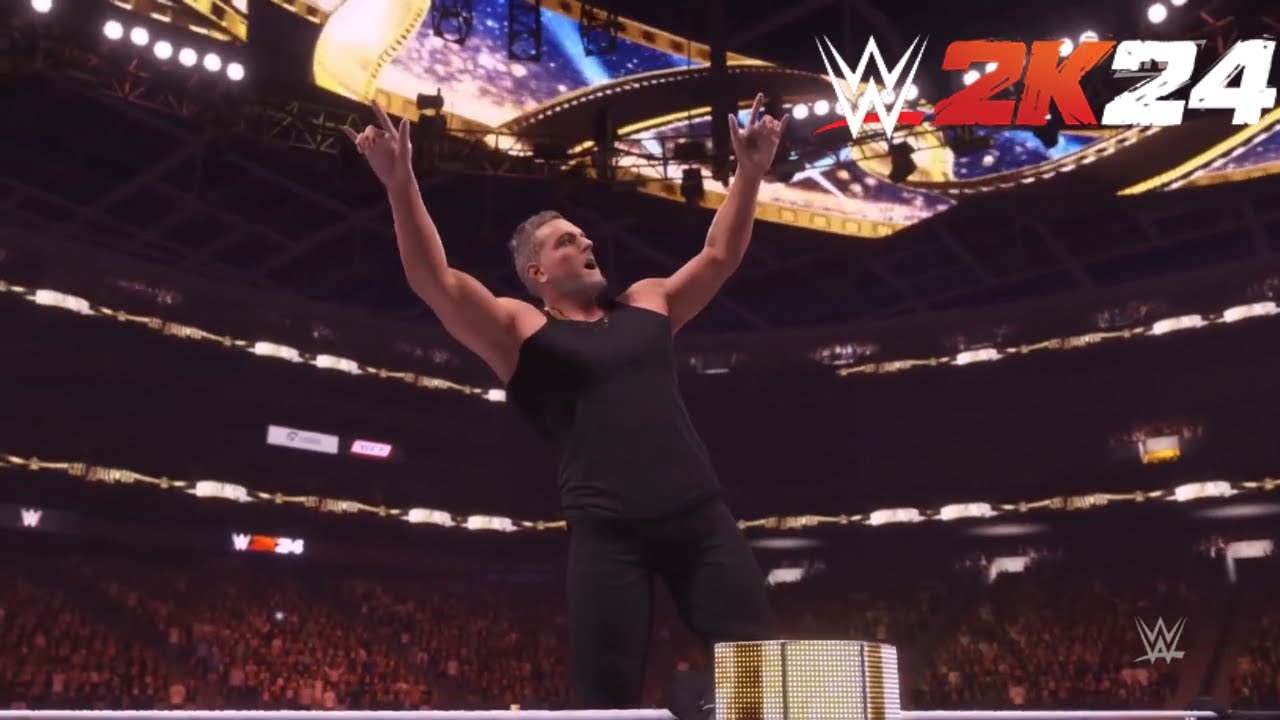 WWE 2K24 - Pat McAfee (Entrance, Signature, Finisher, Victory) - YouTube