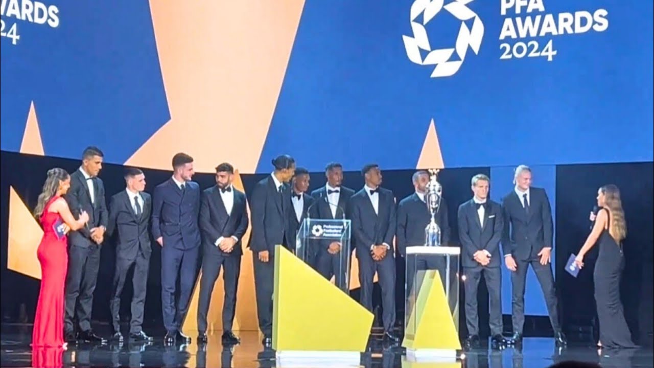 The PFA Premier League Team of the Year 🏆 | PFA Awards Ceremony 2024 ...