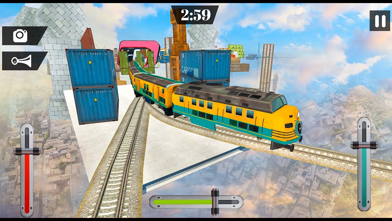 City Train Station-Train games - Cargo Loading Mode Level 1 and 2 - YouTube
