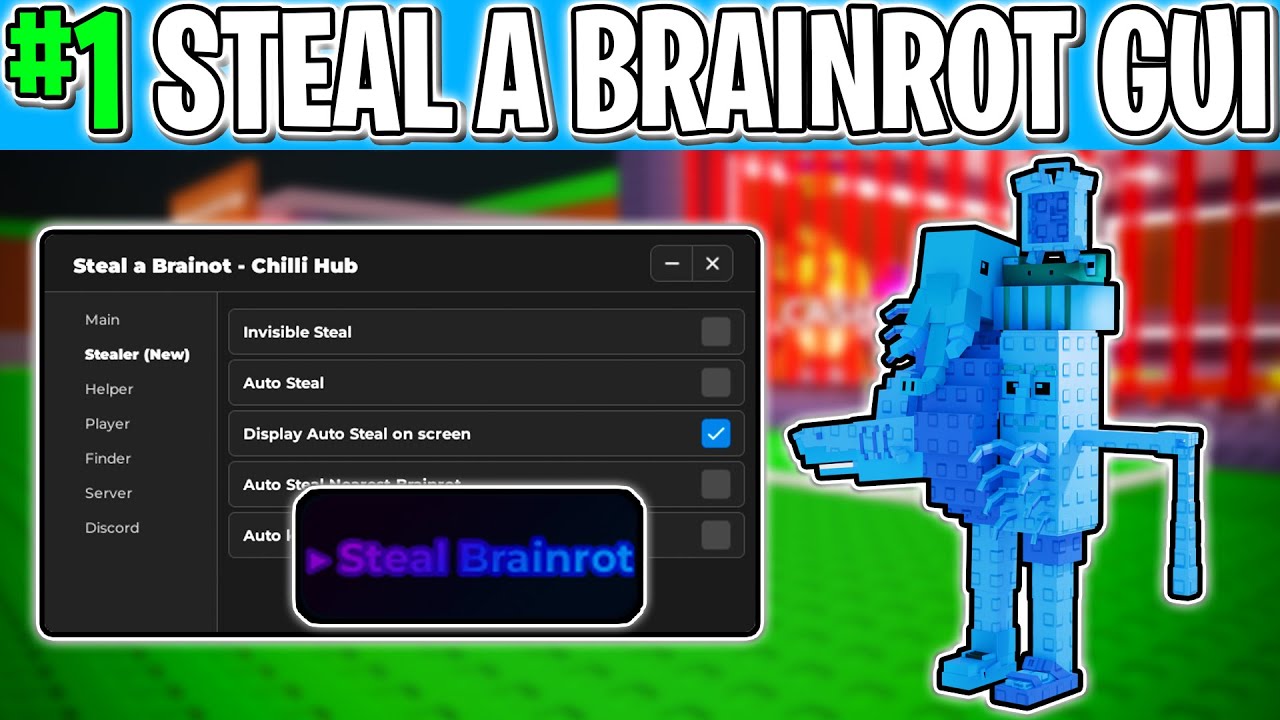 Steal a Brainrot Script | INSTANT STEAL SPEED NOCLIP NO KICK ROBLOX GUI ...
