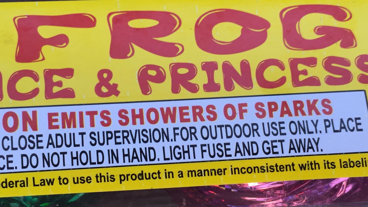 Frog Prince and Princess from World Class Fireworks - YouTube