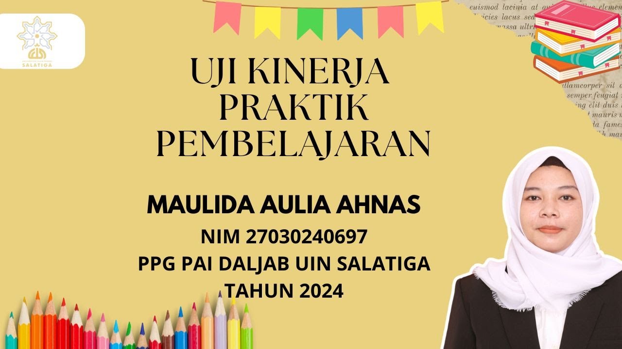 VIDEO UKIN PPG PAI DALJAB BATCH 1 UIN SALATIGA TAHUN 2024 || MAULIDA ...