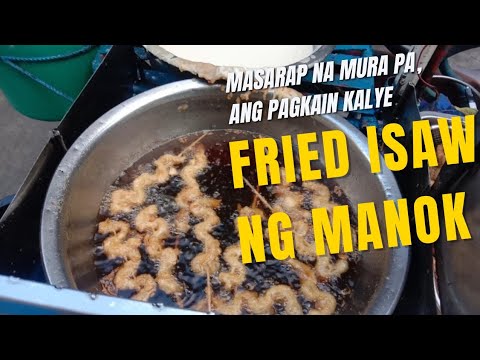 Manila Street Food "Fried Isaw ng Manok" is one of Manila's best street ...