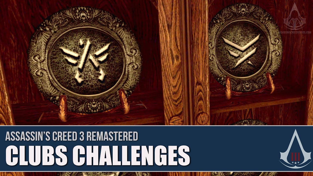 Assassin's Creed 3 - Club Challenges - YouTube