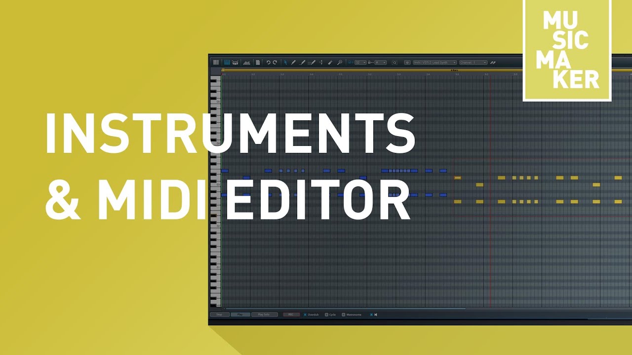 Music Maker [Instruments & MIDI-Editor] - YouTube