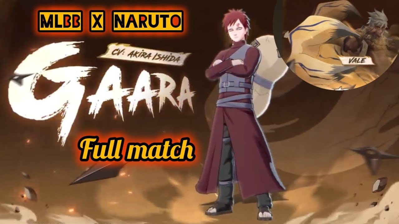 FINALLY | MLBB X NARUTO | VALE SKIN GAARA | HIGHLIGHT | Biar ga ...