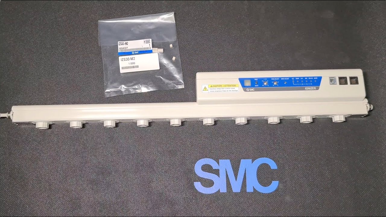 Обслуговування іонізатора серії IZS від SMC Corporation (Japan) - YouTube