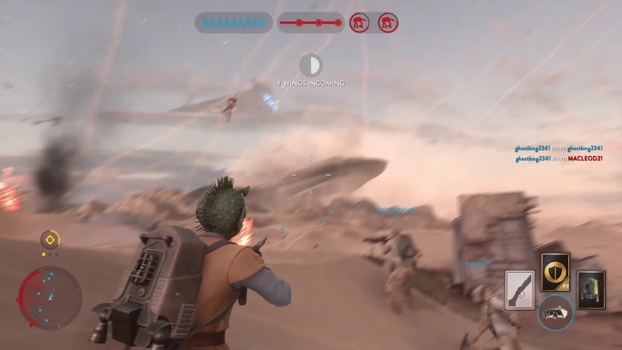 STAR WARS Battlefront cycler rifle shot - YouTube