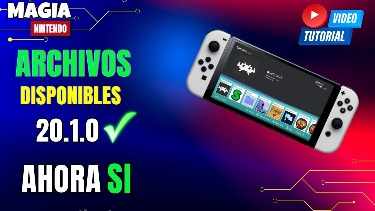 Atmosphere 20.1.0 en Nintendo Switch ¡Paso a paso! - YouTube