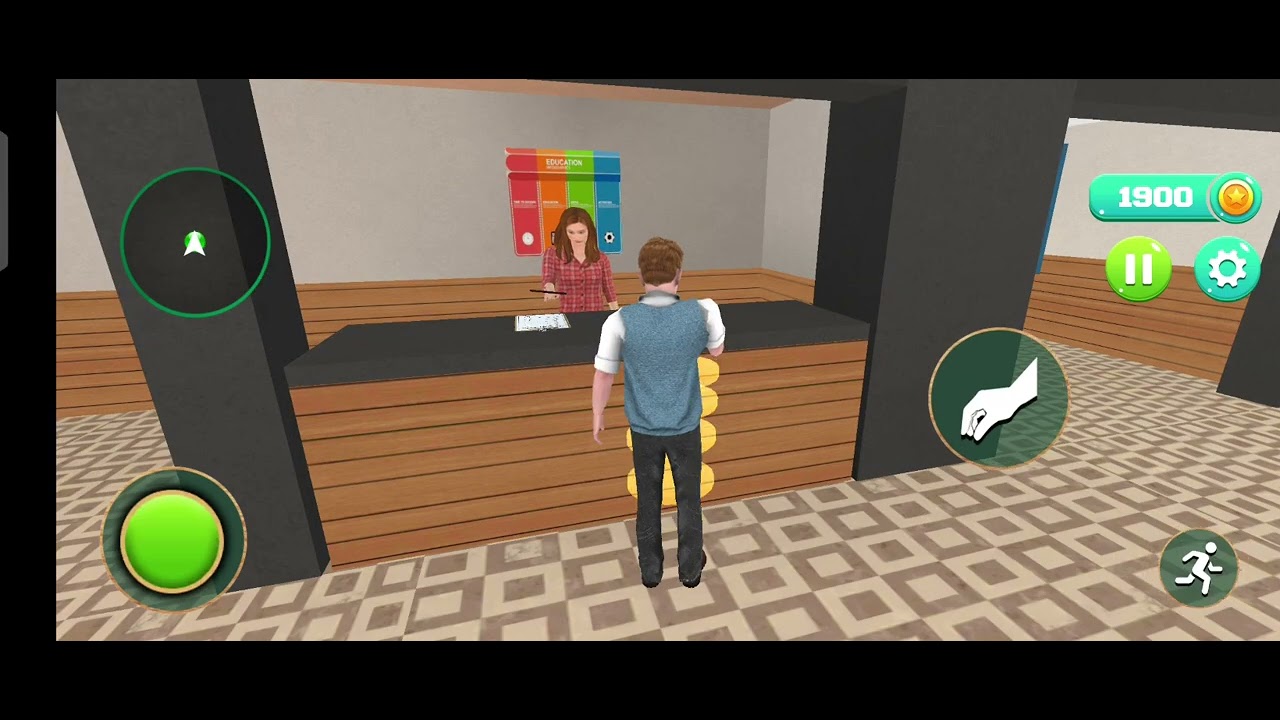 Прохождение игры High school boy simulator life! - YouTube