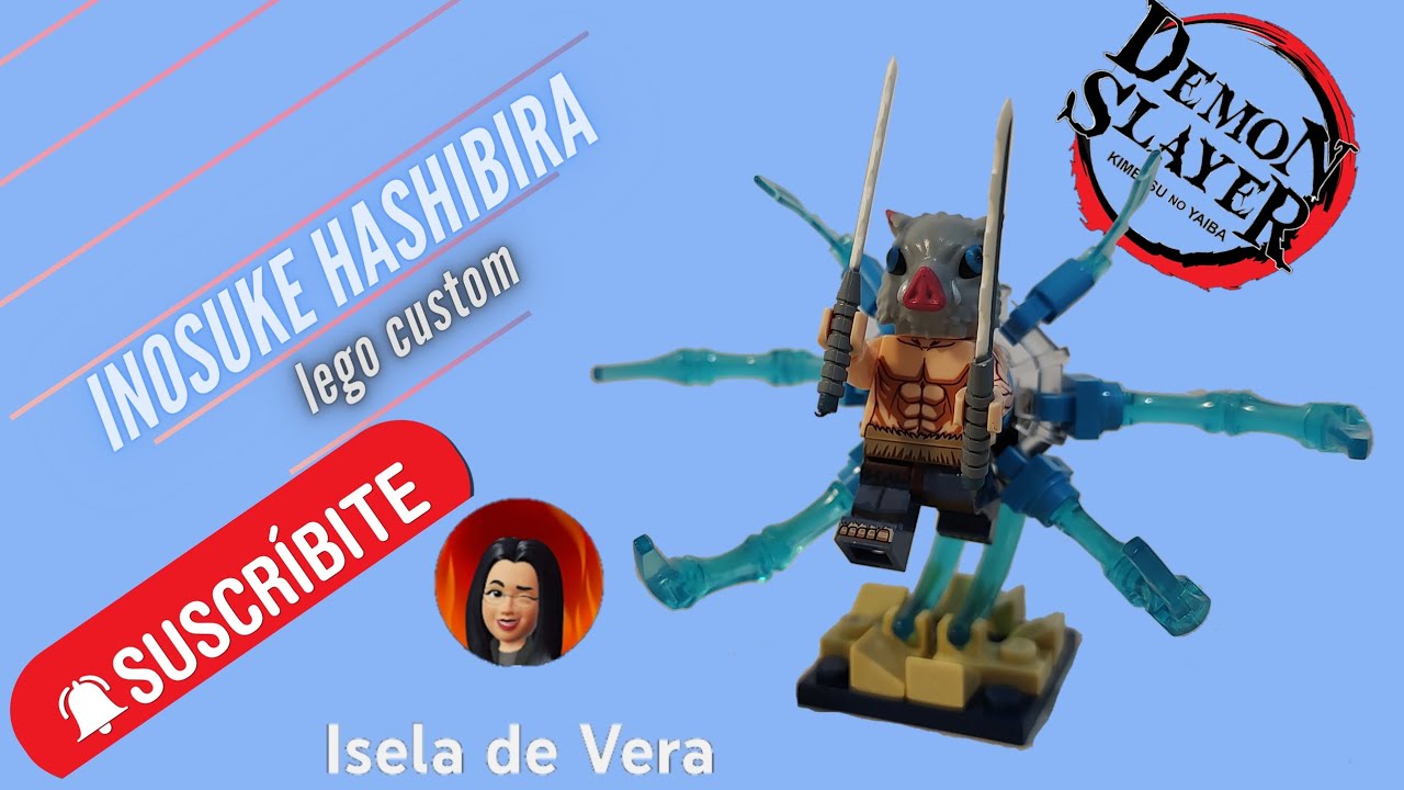 Unboxing Inosuke LEGO custom, set Kimetsu no Yaiba - YouTube