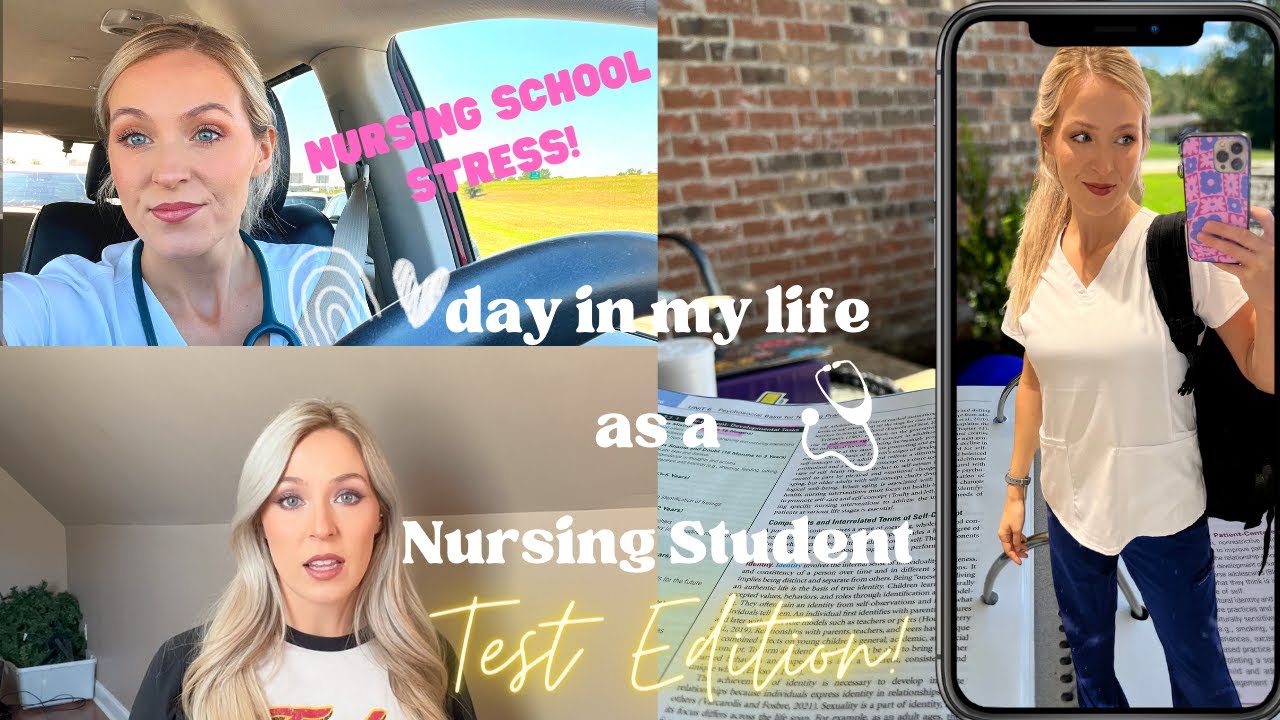 Day In The Life Of A NURSING STUDENT | How I get ready for Exams ...