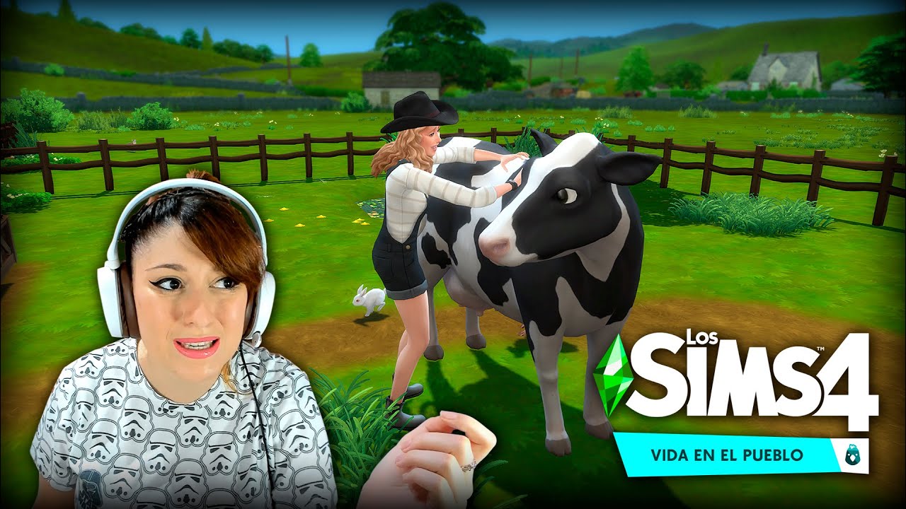 SHAKIRA SE HACE GRANJERA 👩🏼🐄🐇 Vida en el pueblo #05 | Los Sims 4 - YouTube
