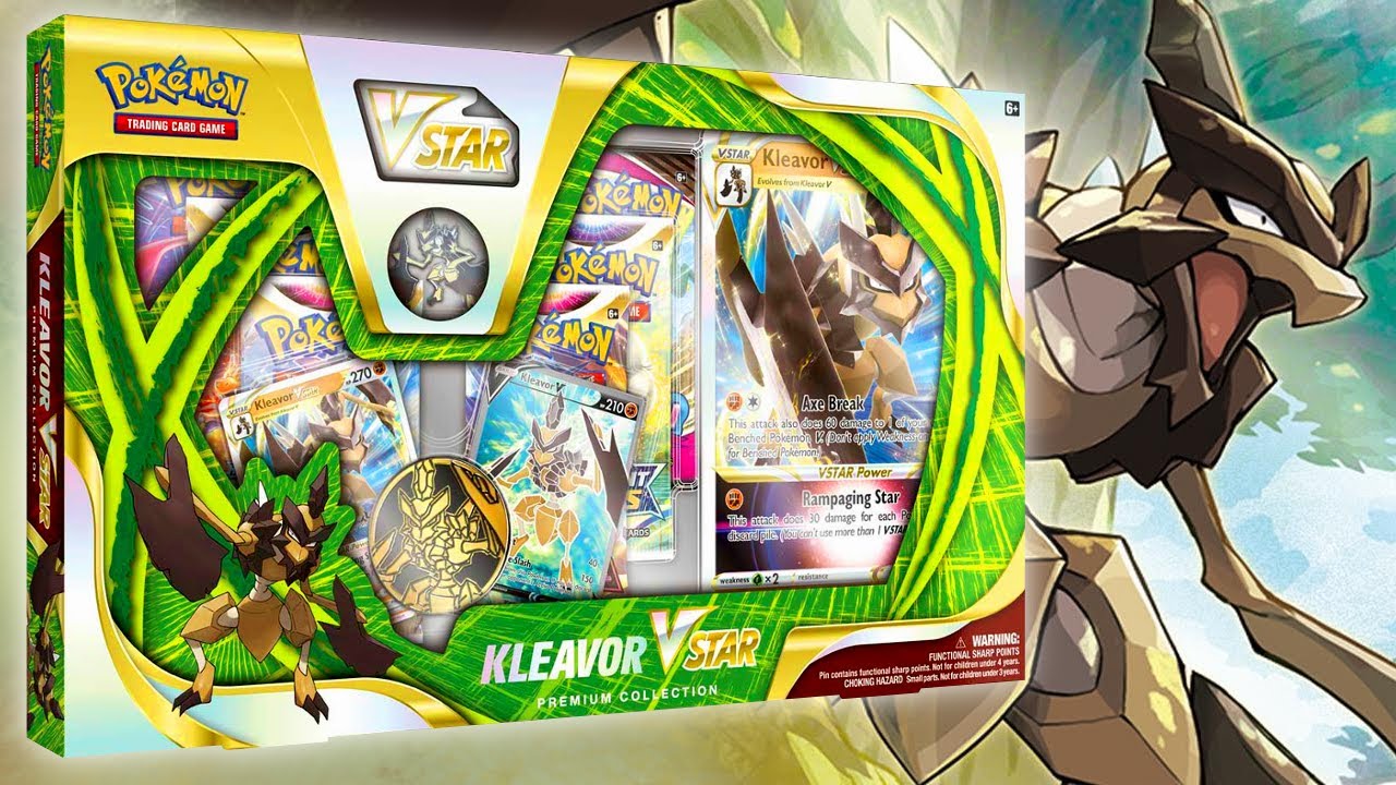 Kleavor VSTAR Premium Collection! Pokemon TCG Box - YouTube