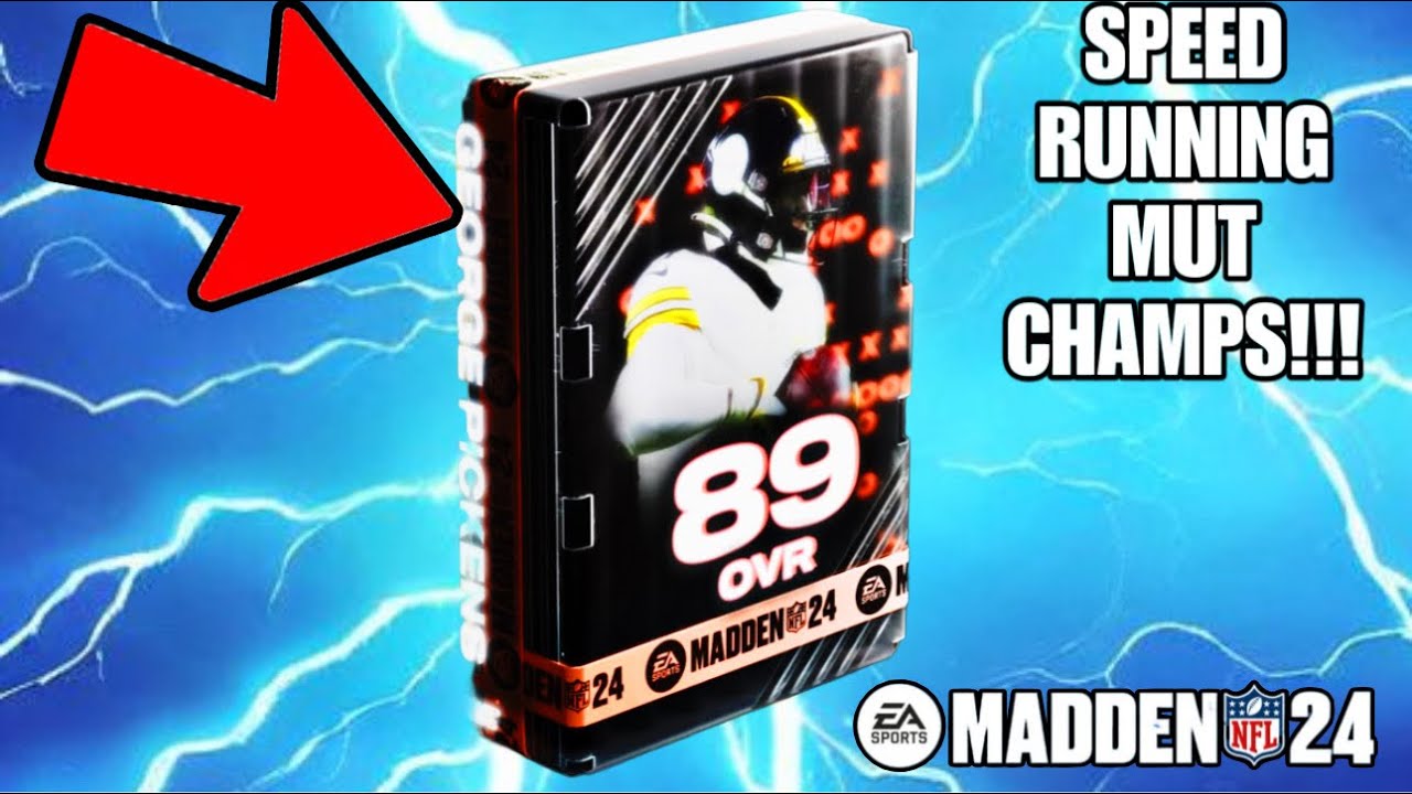 MADDEN 24 SPEED RUN!!! MUT CHAMPS VERSION!! MADDEN 24 ULTIMATE TEAM ...