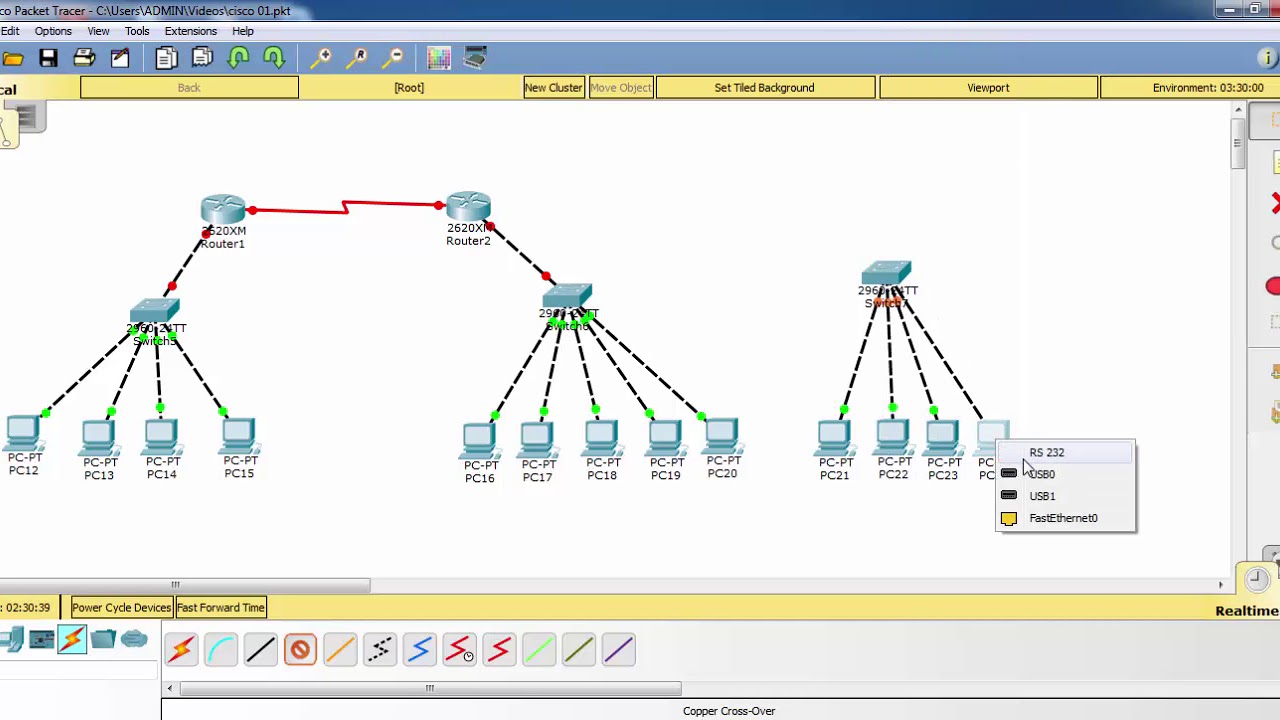สอน Cisco Packet Tracer 02 - YouTube