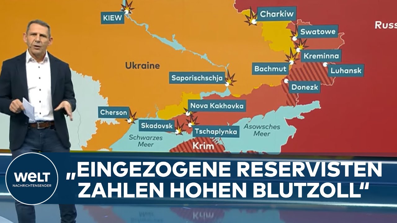 UKRAINE-KRIEG: Stellungskrieg! Die aktuelle Lage an der Front - YouTube