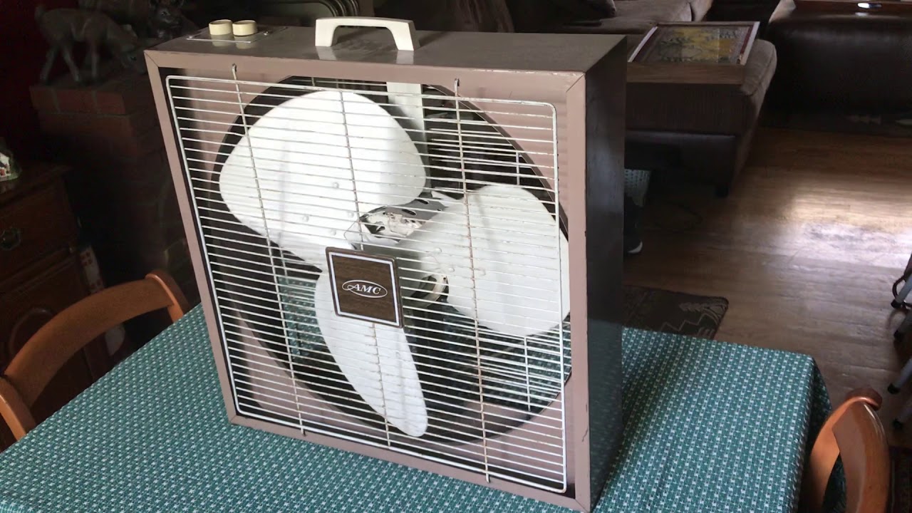 Vintage AMC Box Fan - YouTube