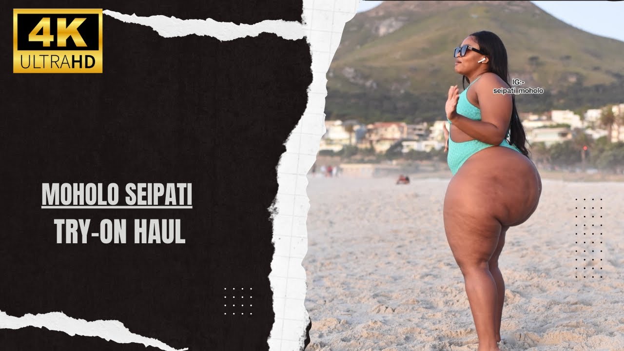 Moholo Seipati || Plus Size Curvy Model - 4K Fashion Look-book - YouTube