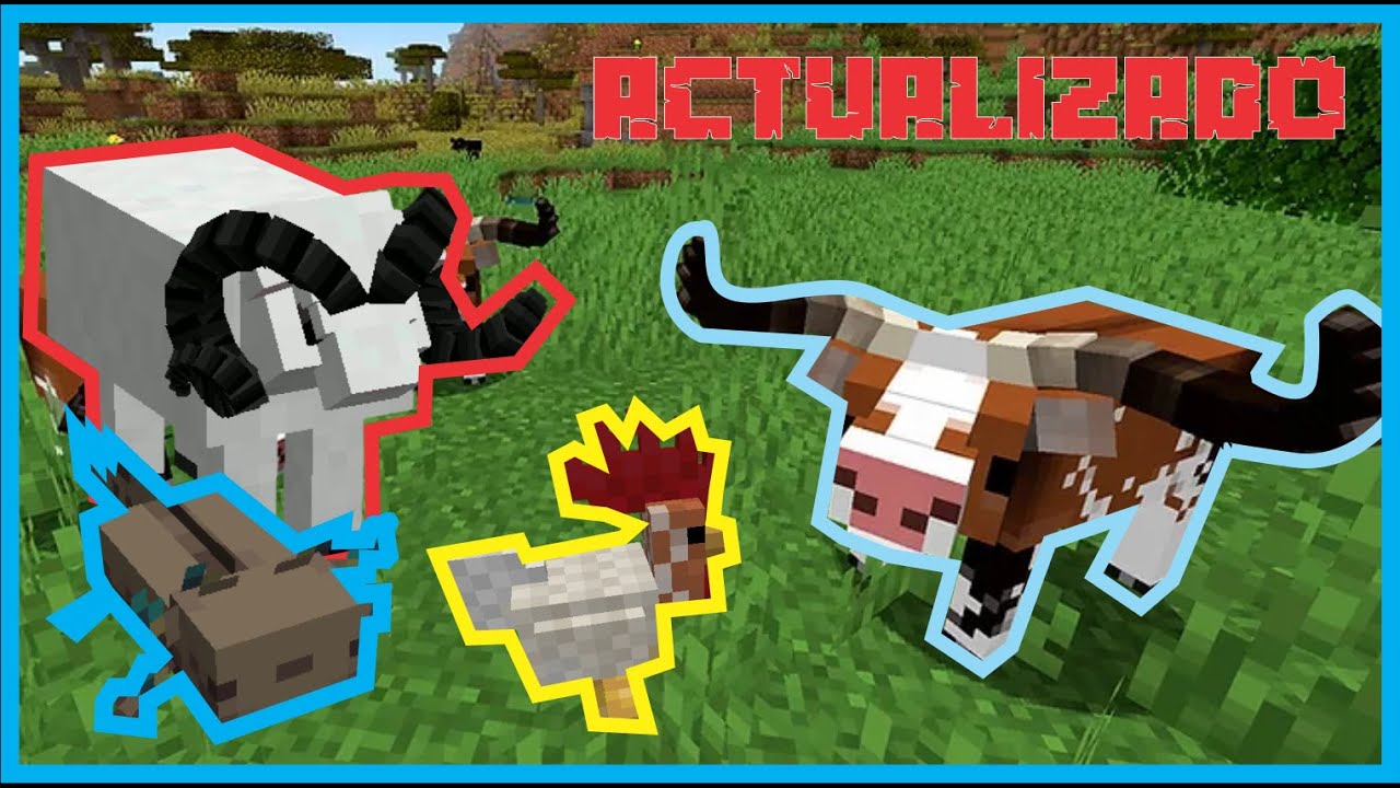 🎯EL MEJOR MOD DE ANIMALES PARA MINECRAFT *Actualizado* | GENETIC ...
