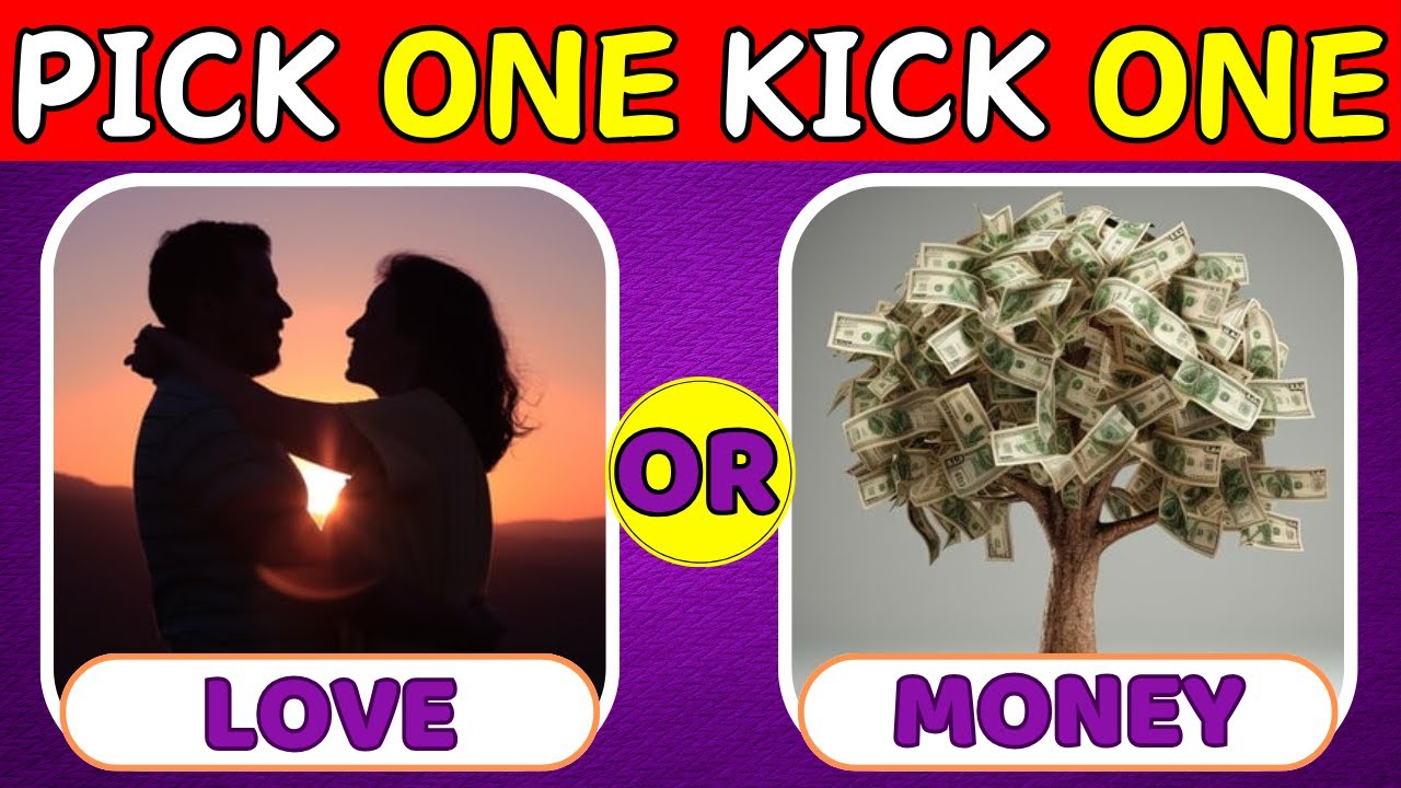 🤔Pick One Kick One Hardest Choices Ever🧠I QuizOur - YouTube