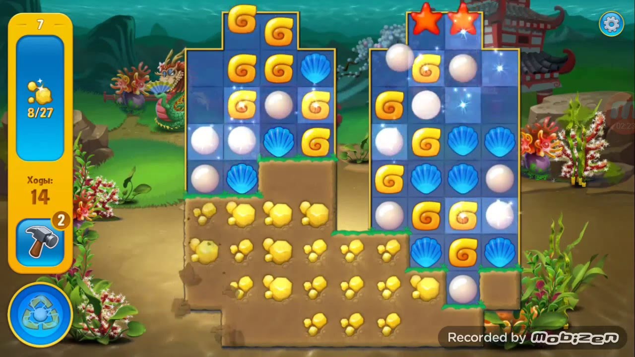 Fishdom: deep dive level 6, 7, 8. - YouTube