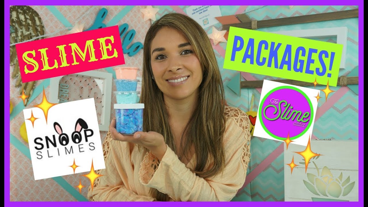 SLIME PACKAGE REVIEW FROM FAMOUS ETSY SHOP SNOOP SLIMES & FAN SLIME ...