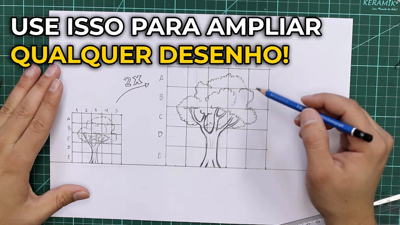 Como ampliar um desenho (Simples e fácil) - YouTube
