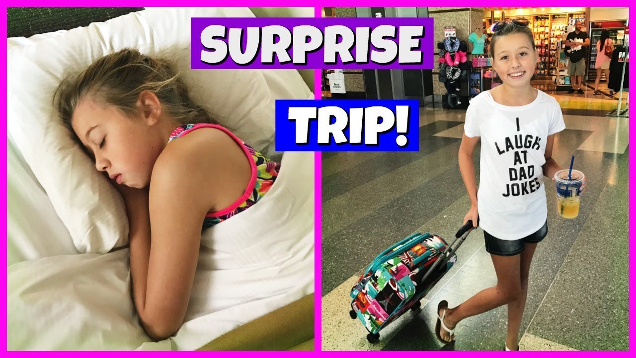 SURPRISE TRIP FOR GABRIELLE! GOING TO CVX LIVE! - YouTube