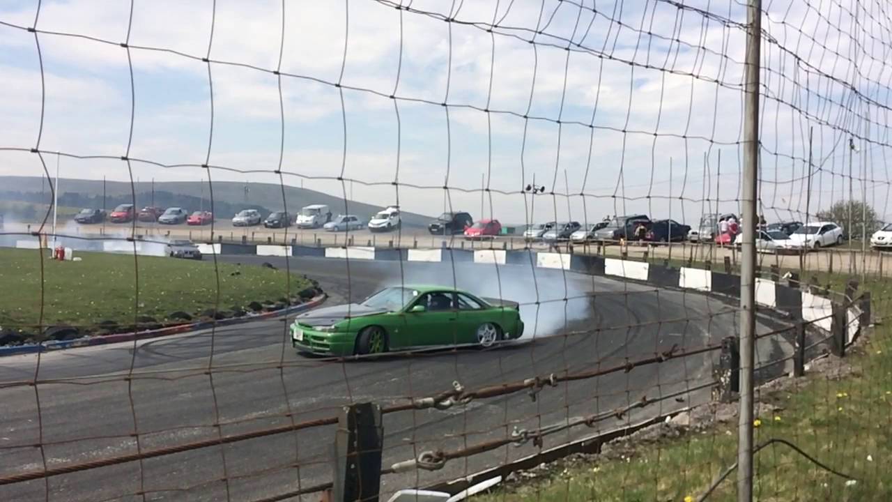 Buxton Raceway Slowmo Drifting - YouTube