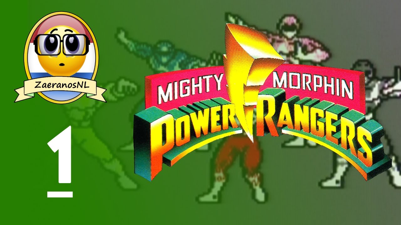 Mighty Morphin Power Rangers #1 Gele & Blauwe Ranger [Game Boy] - YouTube