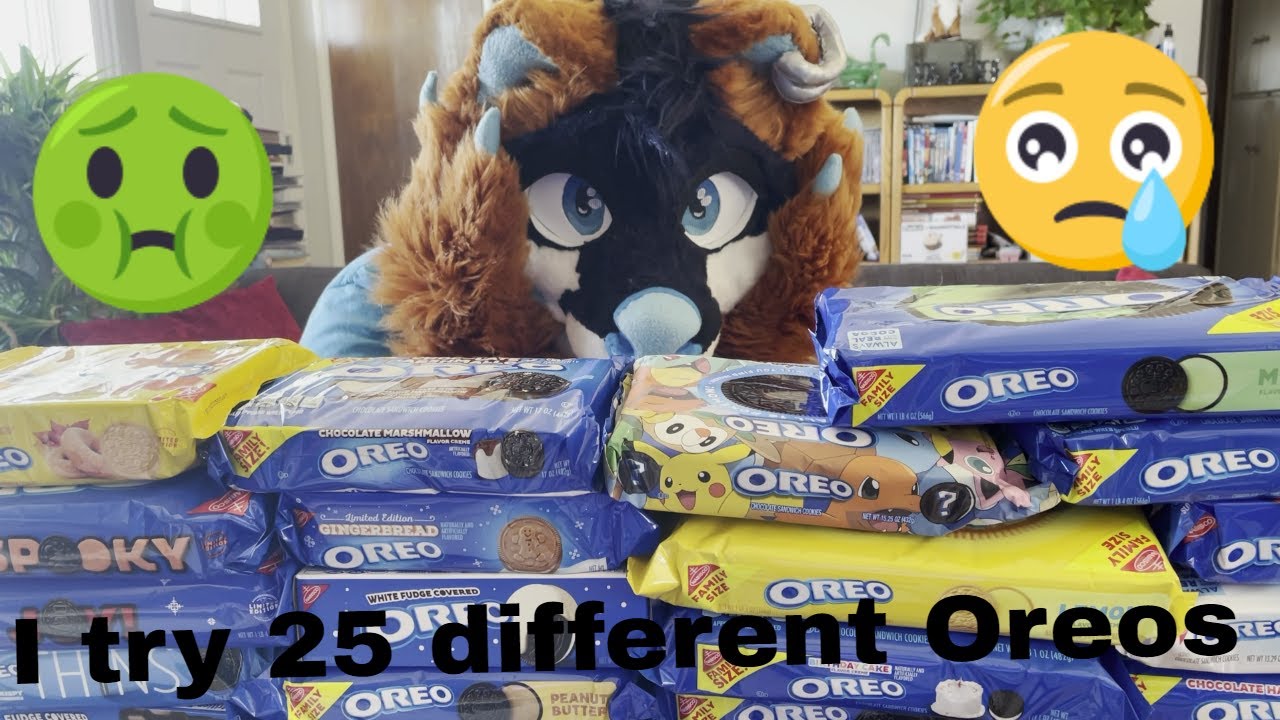 🐺FURRY try’s 25 different Oreos with friends🦊 - YouTube