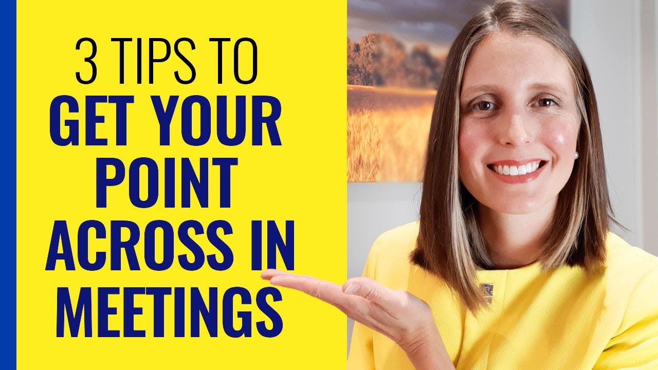 3 Simple Ways to Get Your Ideas Across in Meetings #shorts - YouTube