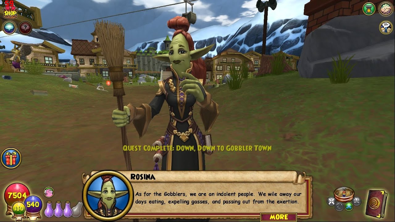 Wizard101: Fire Playthrough Episode 384-Gobblerton - YouTube