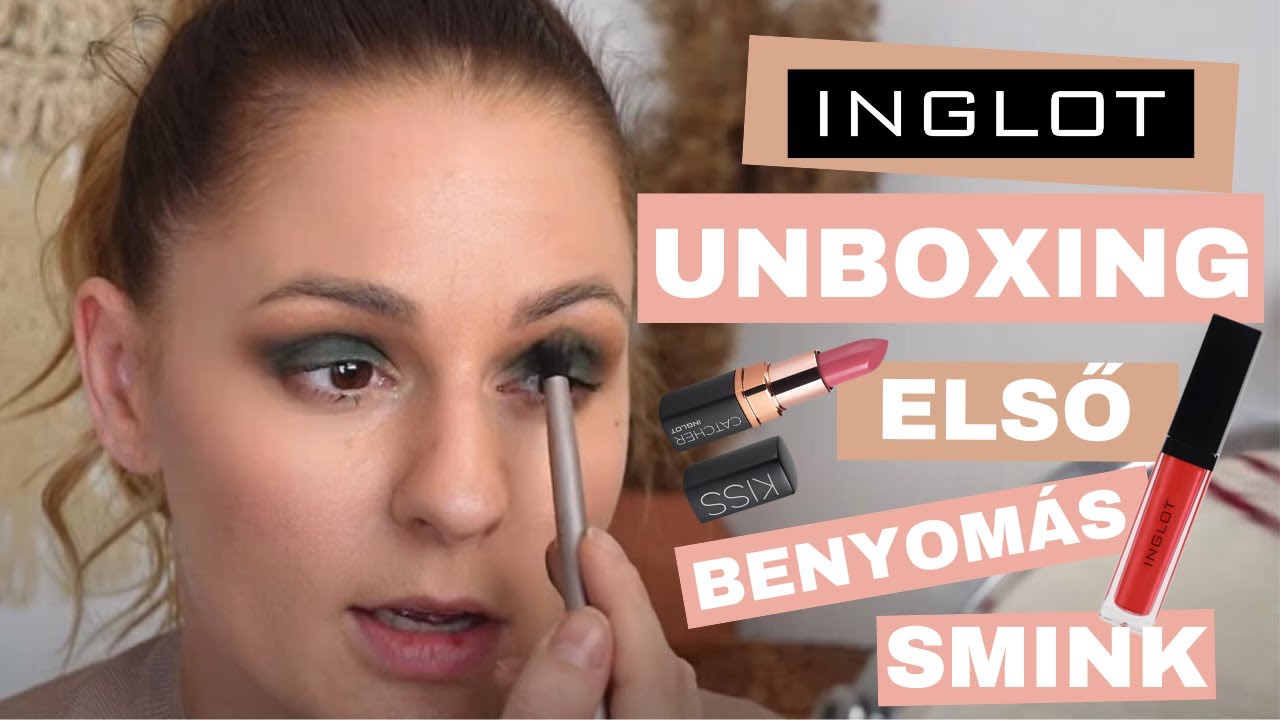 INGLOT Fall with me UNBOXING és kis próbálgatás - YouTube