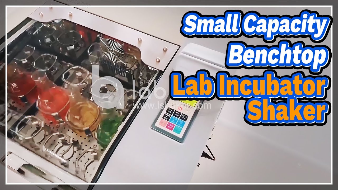 Small Capacity Benchtop Lab Incubator Shaker - LABOAO - YouTube