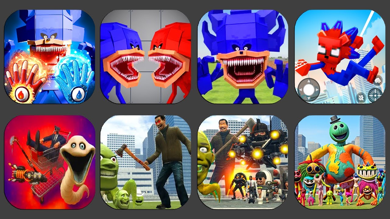 New Update Monster Sonic VS Nextbots In Playground mod ! - YouTube