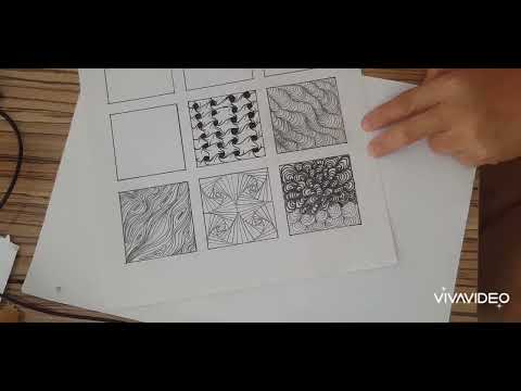Çizgi Çalışması-5- zentangle-doodle-görsel sanatlar-uzaktan egitim- 9. sınıf
