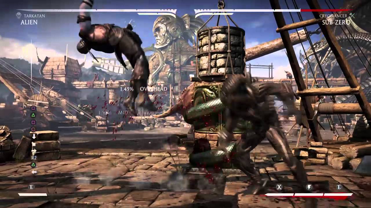Mortal Kombat X Alien tarkatan 44% combo - YouTube