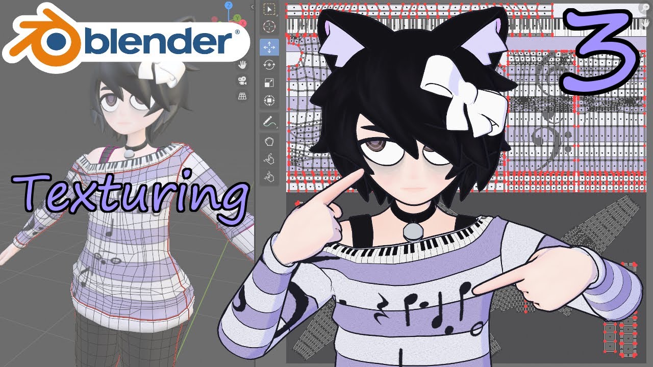 How To Make A 3D VTuber Avatar From Scratch Part 3 Texturing YouTube How To Make A 3D VTuber Avatar From Scratch Part 3 Texturing YouTube