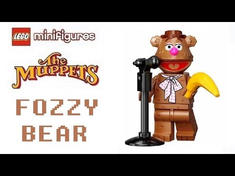 Lego The Muppets Minifigures Fozzie Bear Review - YouTube