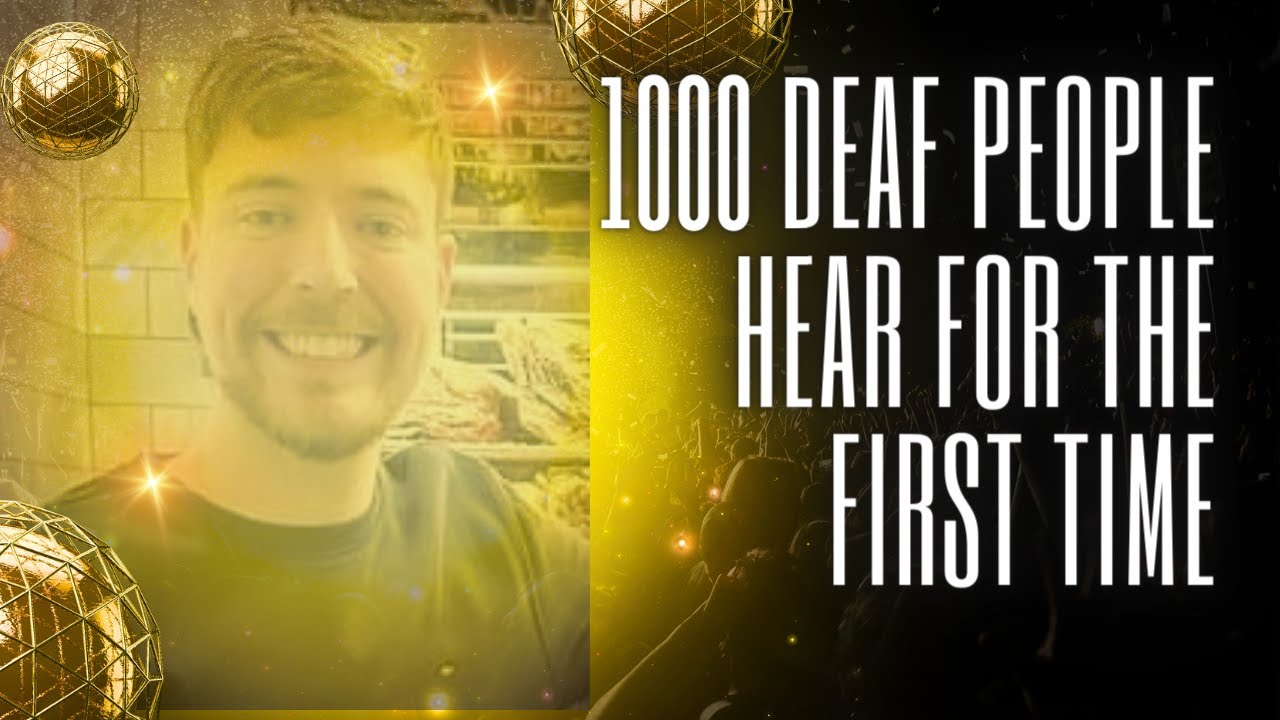 1000 deaf people hear for the first time.. - YouTube