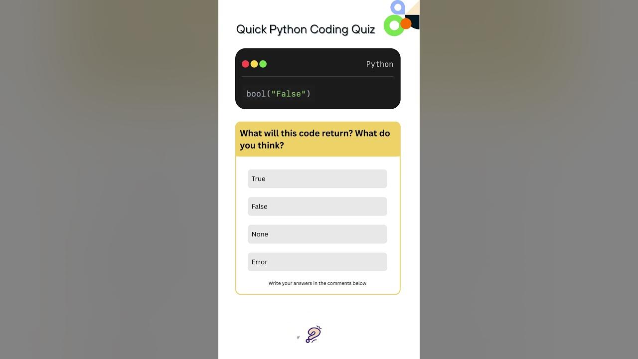 Quick Python Coding Quiz 5 | Talk.rb #coding #python #quiz #quiztime #challenge #codereview ...