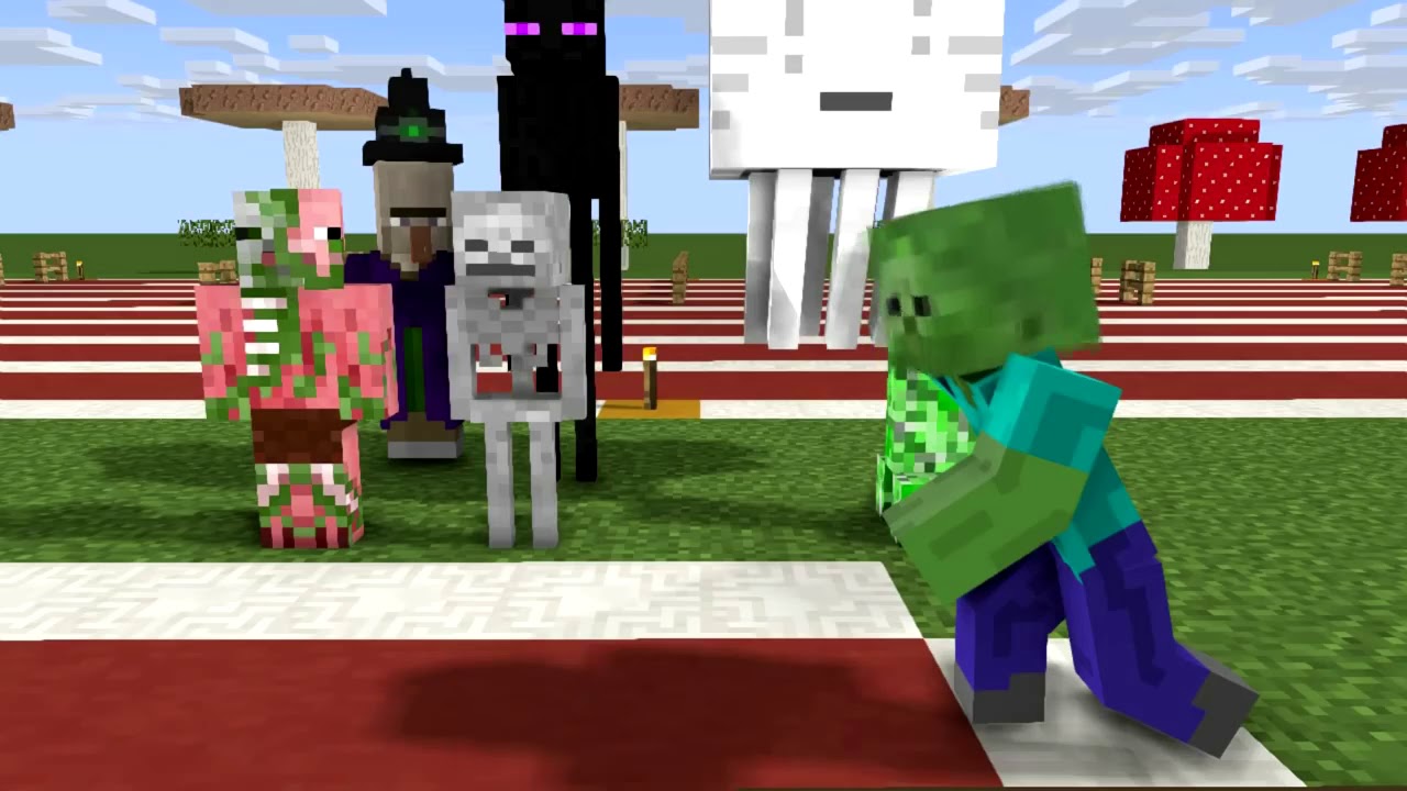Monster School : BEST OLYMPIC CHALLENGE EVER! -Minecraft Animations ...