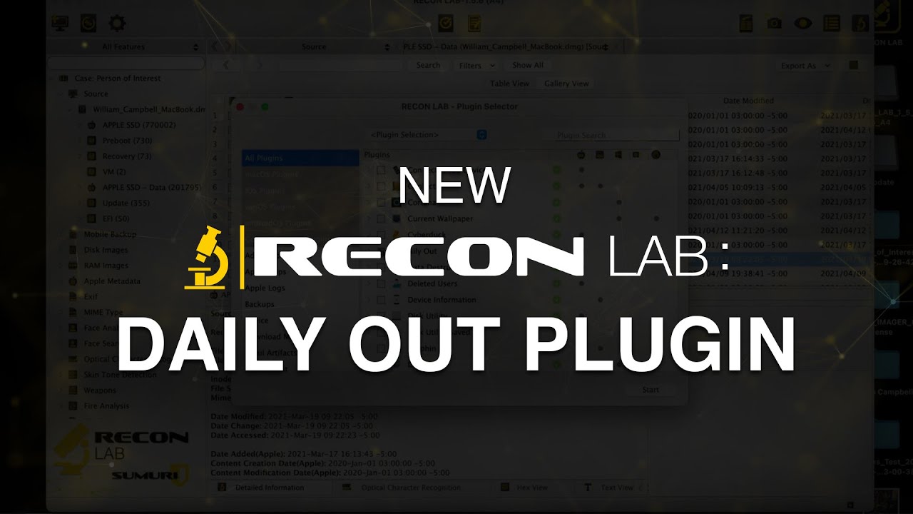 New to RECON LAB: Daily Out Plugin! - YouTube