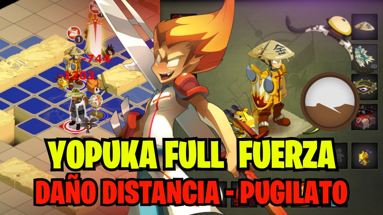 [DOFUS 2.69] YOPUKA FULL FUERZA DAÑO DISTANCIA: ARCO MIAUVIZOR Y ...