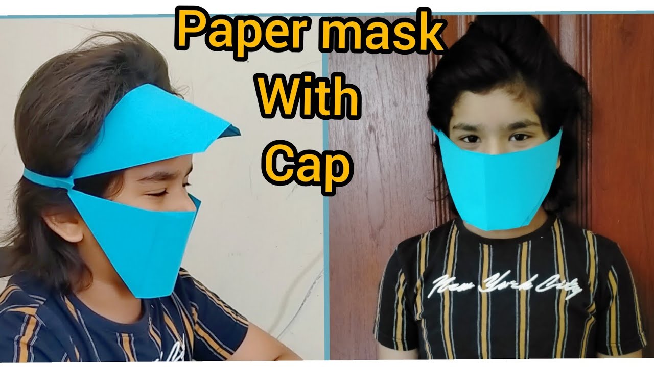How to make Paper Mask with Cap/Easy Paper Transformer Mask with Cap ...