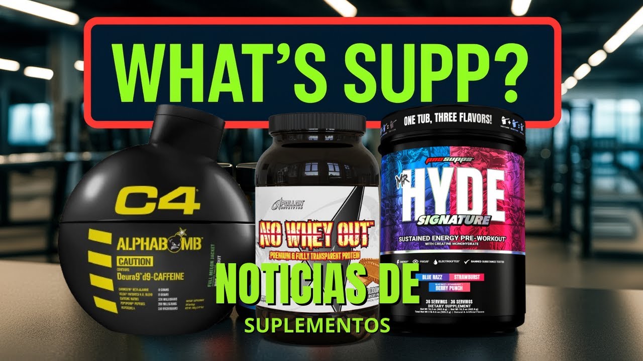 What’s Supp? 💊 | ¿Qué es C4 AlphaBomb? + ProSupps y sus Dual Tubs + ¿Nueva marca de Phil Heath ...